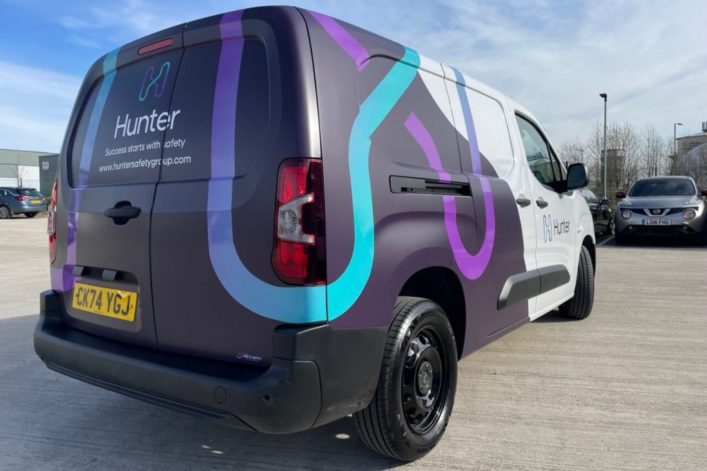 Hunters Group Vans | Fleet Branding With Satin and Gloss Wrap